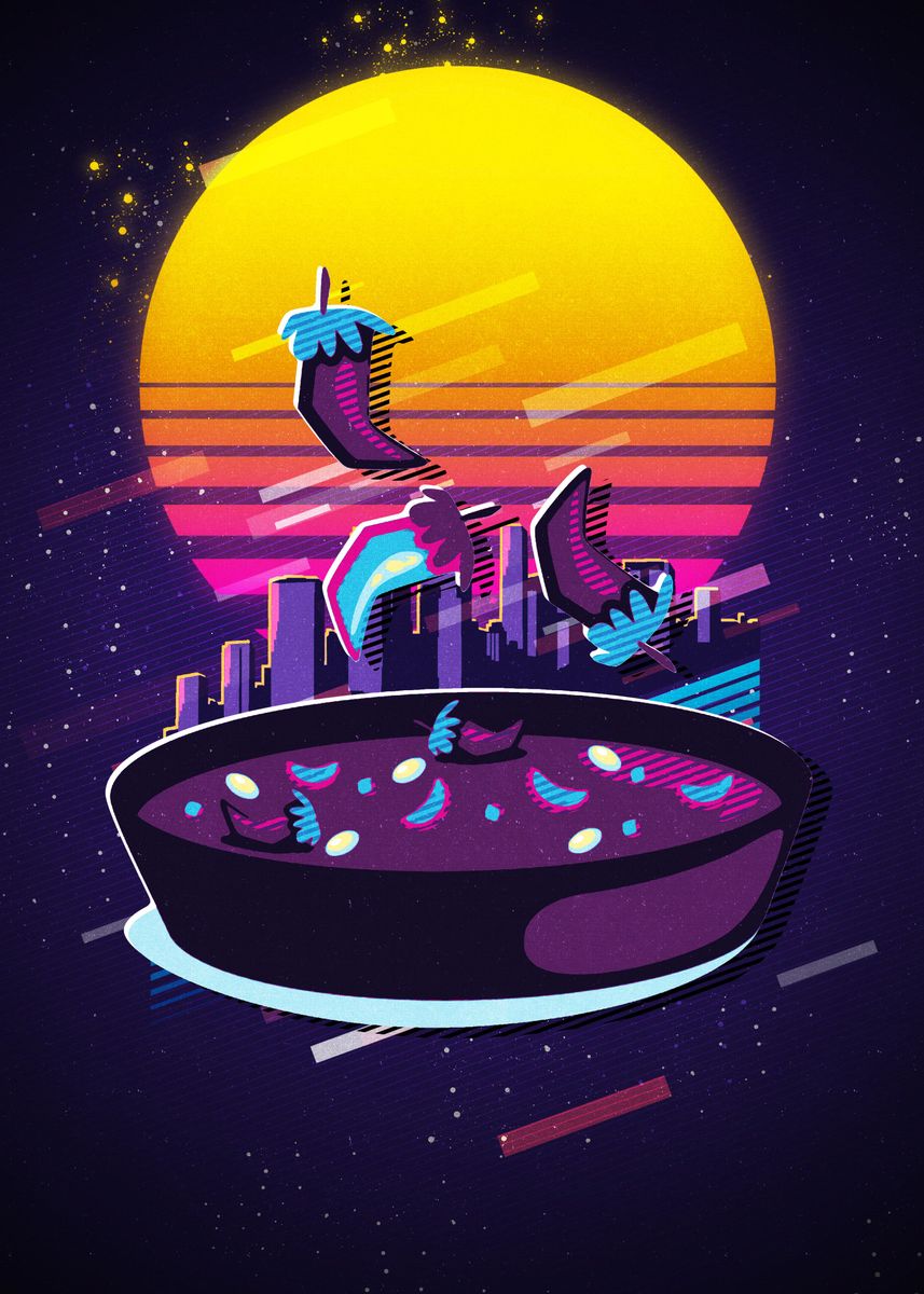 'Green chile stew' Poster, picture, metal print, paint by colongreer ...