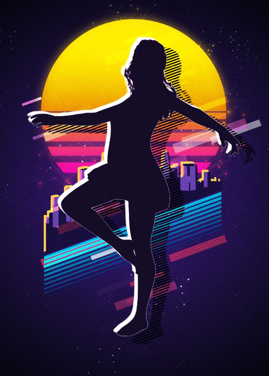 'Jazz dance' Poster, picture, metal print, paint by padilla | Displate