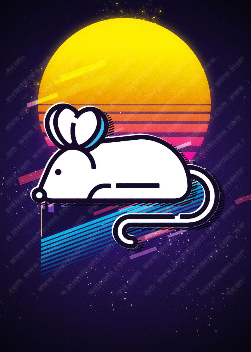 'Mice' Poster, picture, metal print, paint by french | Displate