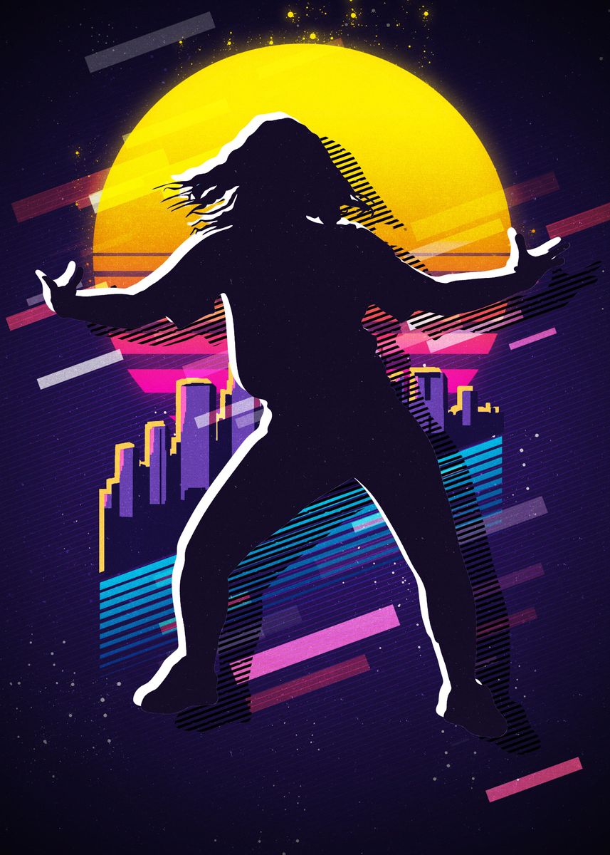 'Modern dance' Poster, picture, metal print, paint by copeland | Displate