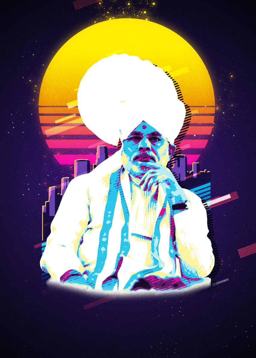 'Narendra Modi' Poster, picture, metal print, paint by copeland | Displate