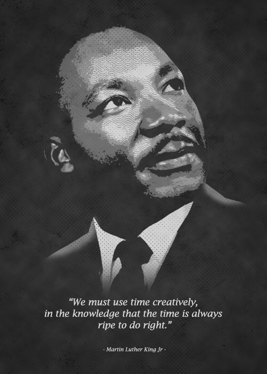 'Martin Luther quote' Poster, picture, metal print, paint by Izmo ...