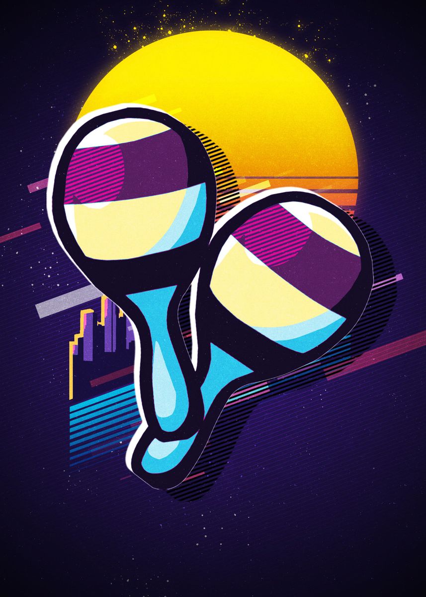 'Maracas' Poster by Mibride | Displate