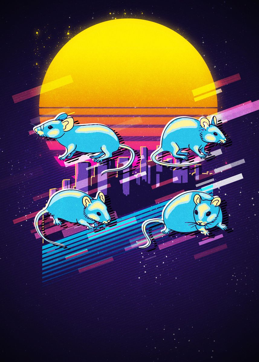 'Mice' Poster by french | Displate