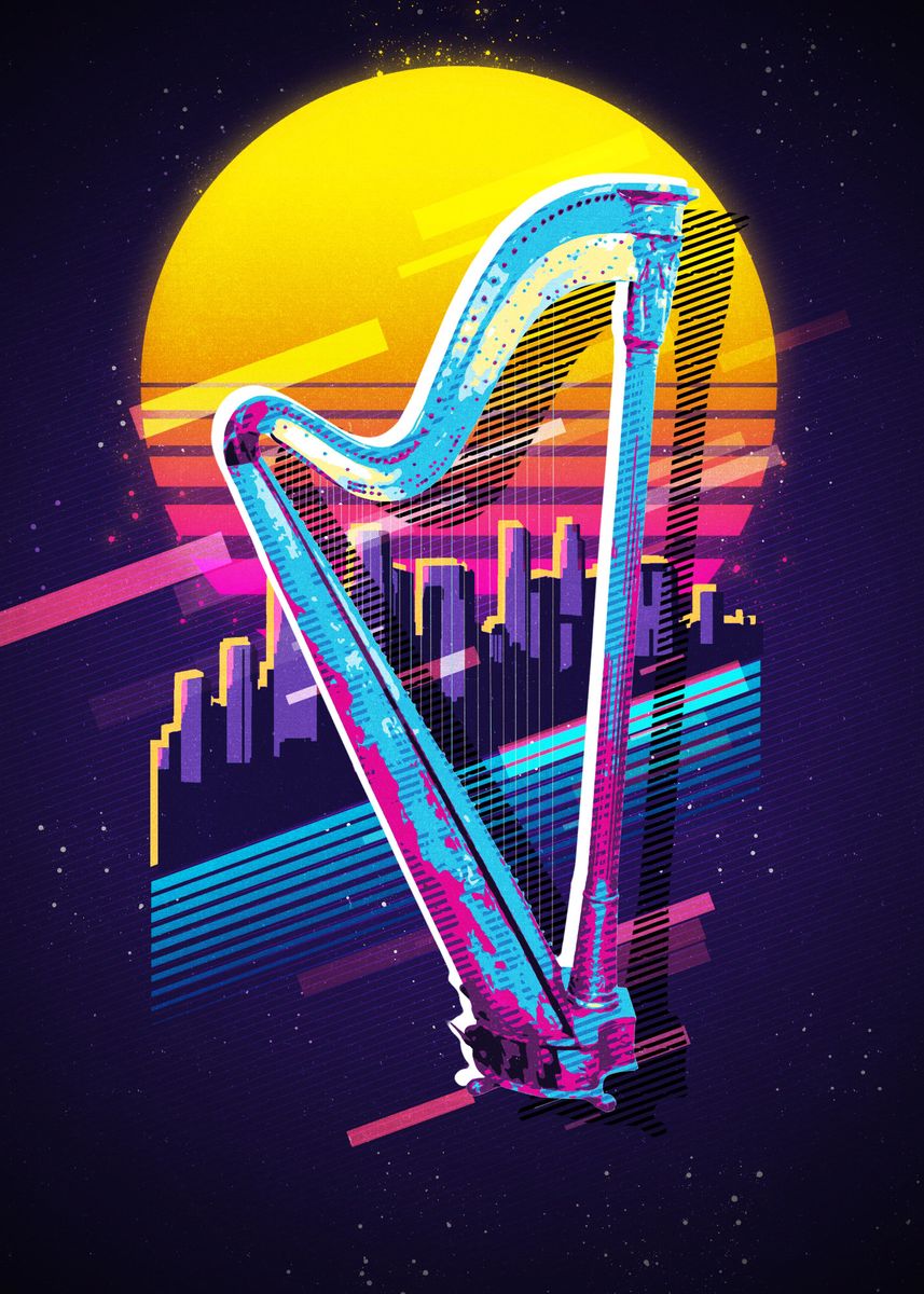 'Harp' Poster by wyattsnow | Displate