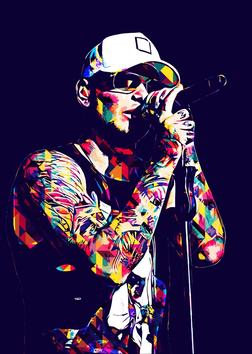 'Kane Brown' Poster, picture, metal print, paint by TI KI | Displate