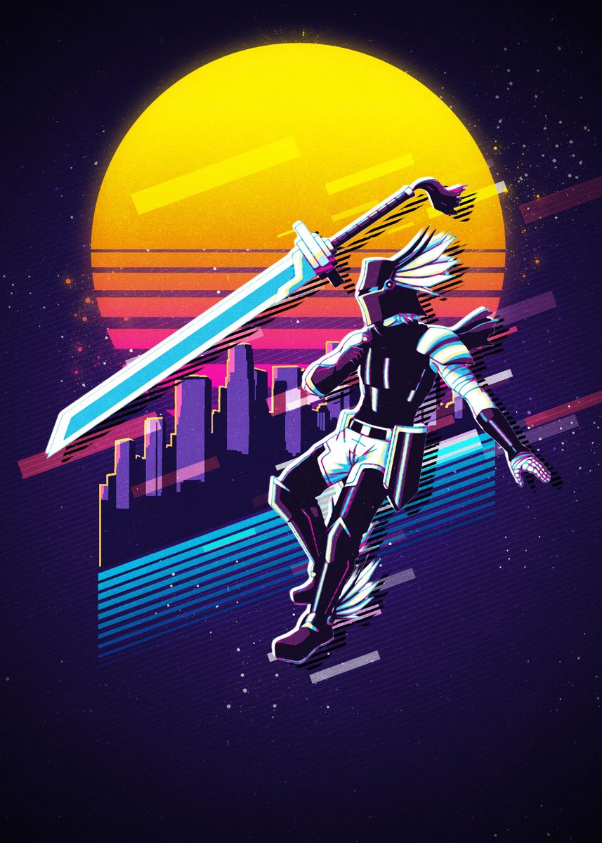 'Perseus' Poster, picture, metal print, paint by Neon Art Glowing ...