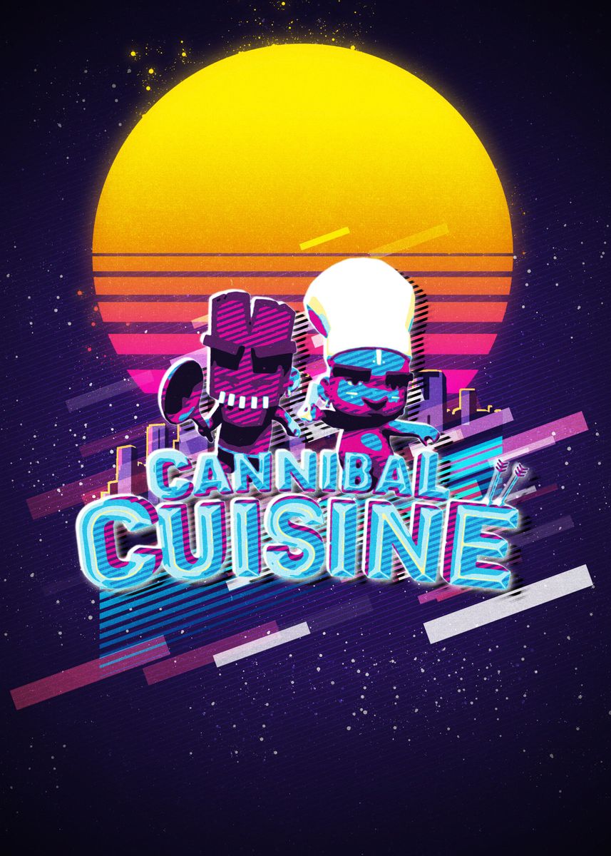 'cannibal cuisine' Poster by Wood Art | Displate
