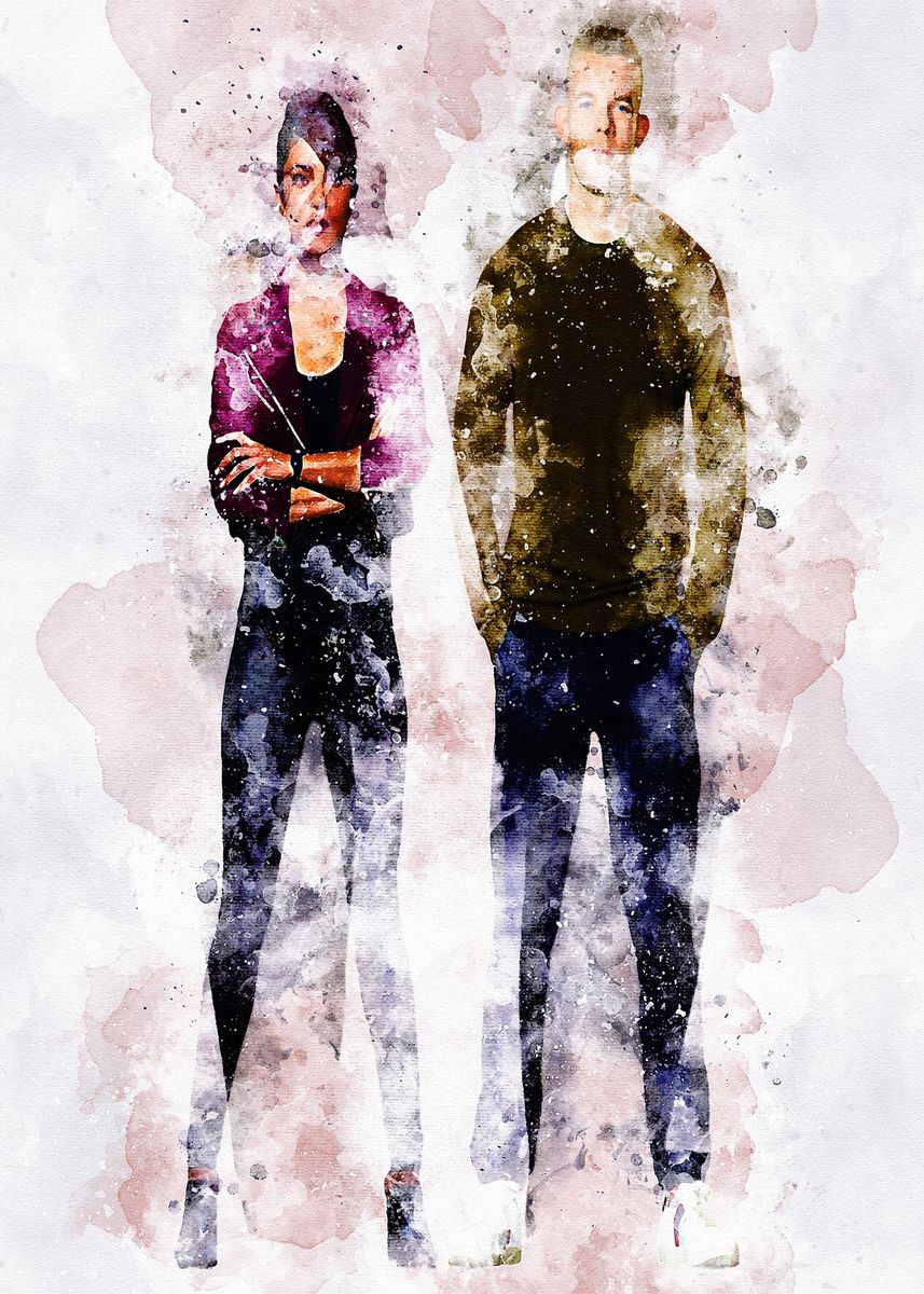 'Quantico 1' Poster, picture, metal print, paint by Kaye Luca | Displate