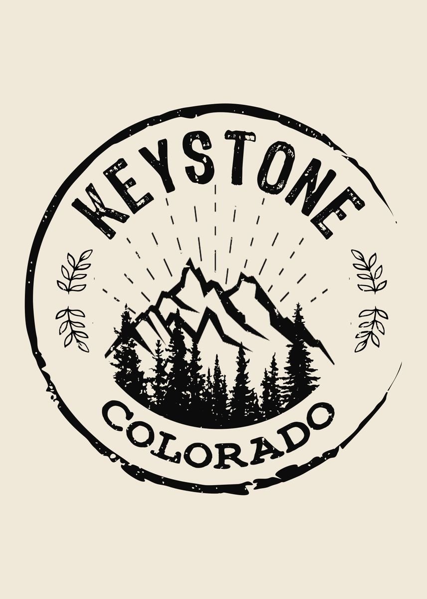 'Keystone Colorado' Poster, picture, metal print, paint by osmik | Displate