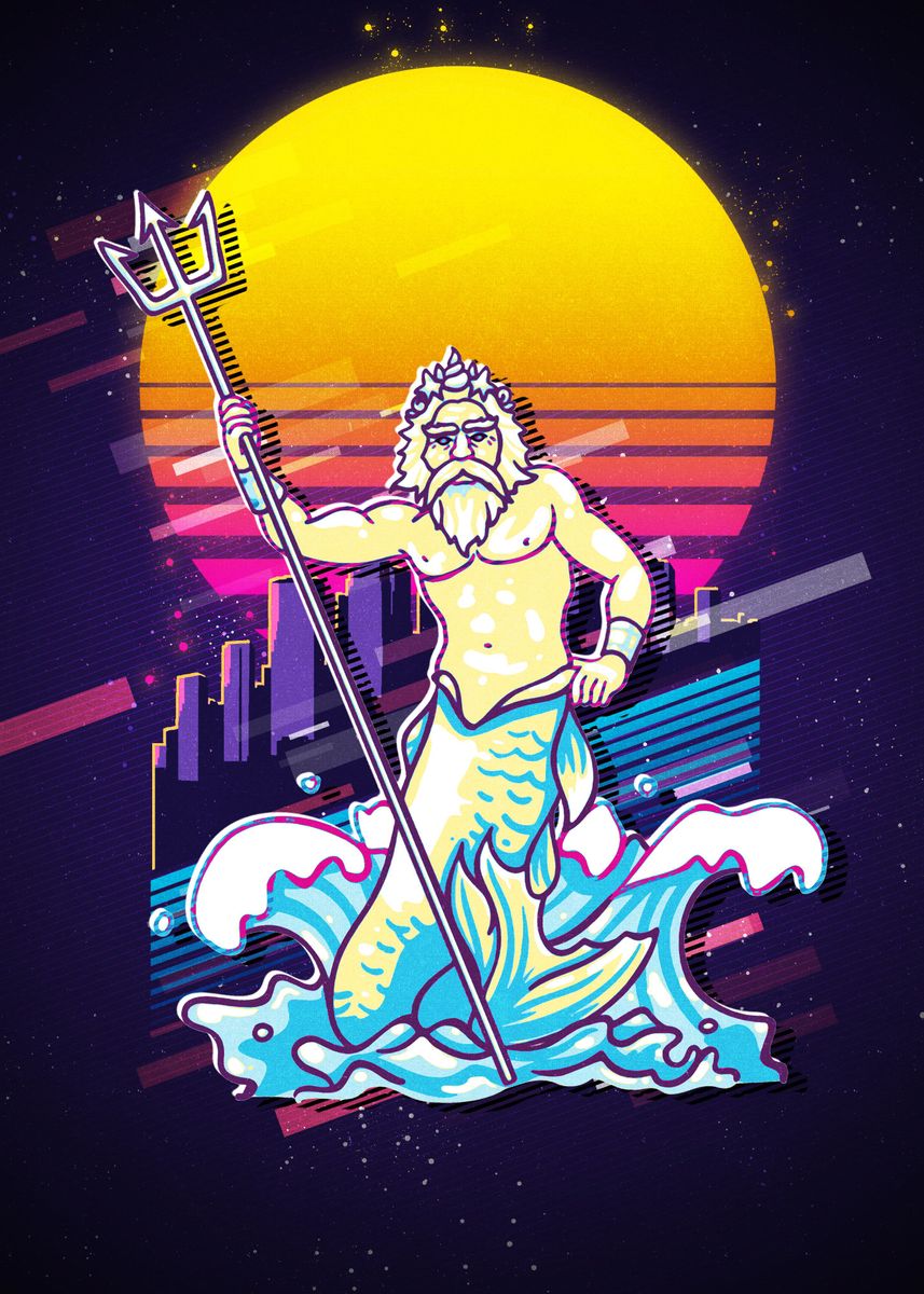 'Poseidon' Poster by Garibaldi | Displate