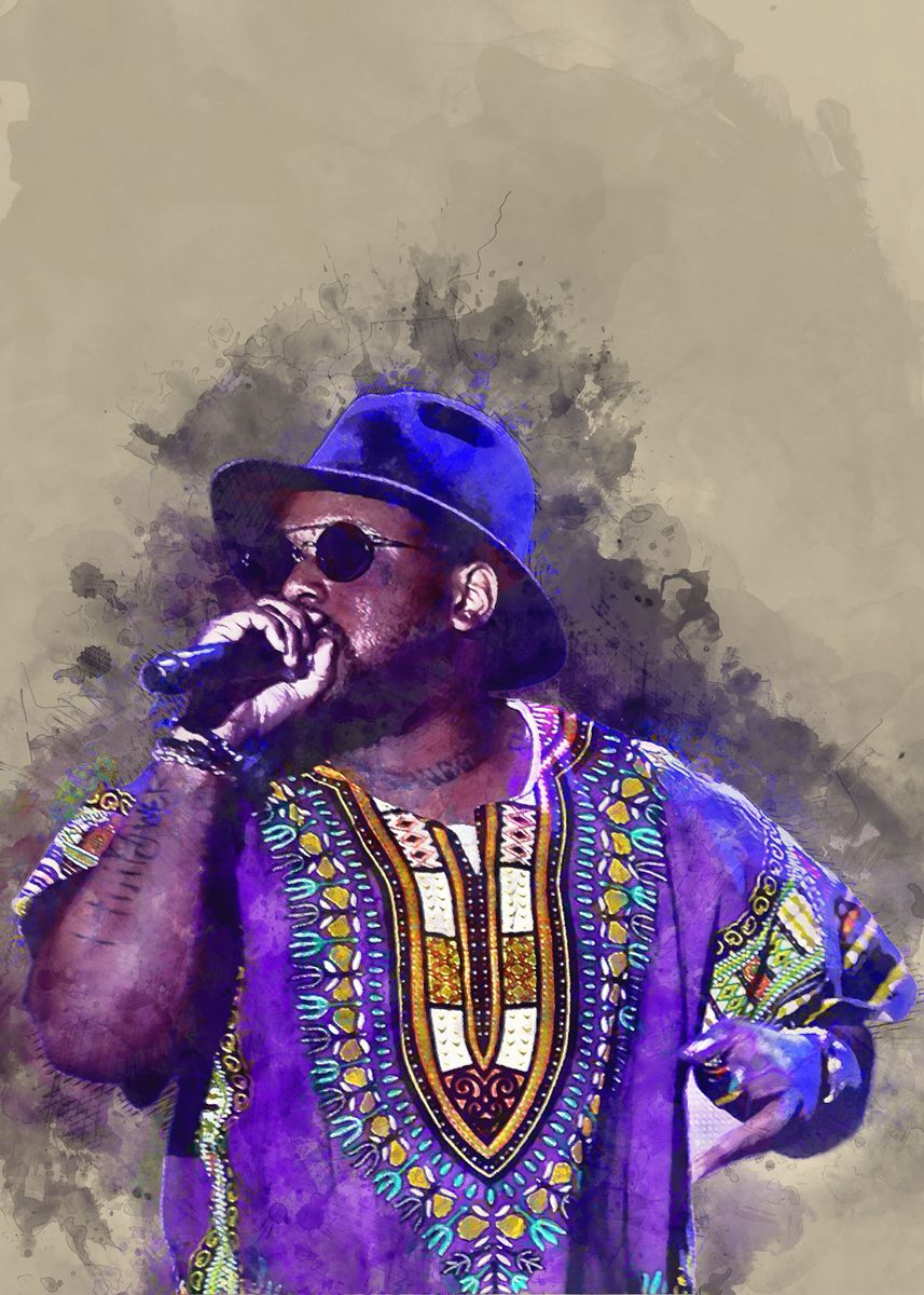 'Schoolboy Q' Poster, picture, metal print, paint by DTW GROUP | Displate