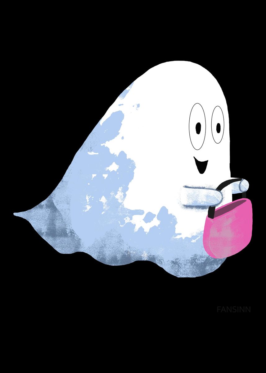 'Halloween Horror ghost gho' Poster, picture, metal print, paint by ...