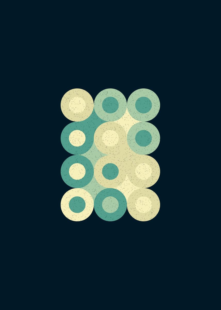 'Colour Dots' Poster, picture, metal print, paint by Iurii Vlasenko ...