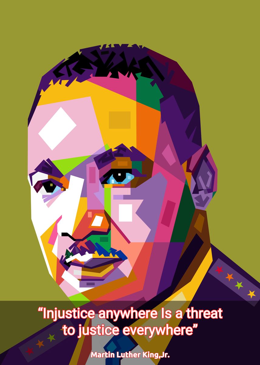 'Martin Luther King Quotes' Poster by baturaja vector | Displate