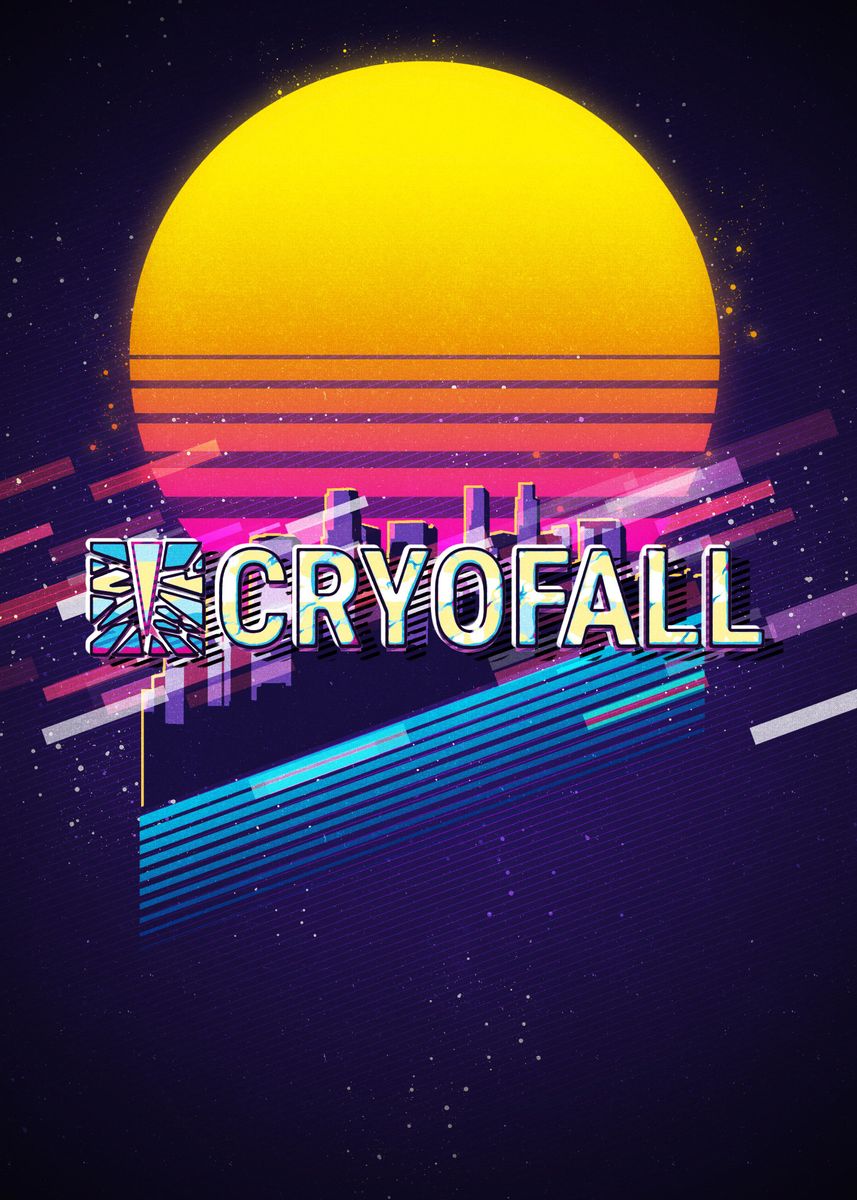 'cryo fall' Poster, picture, metal print, paint by Deleon | Displate