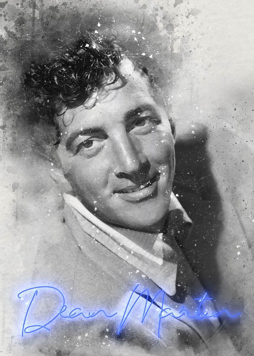 'Dean Martin' Poster by Petra Rommelfanger | Displate