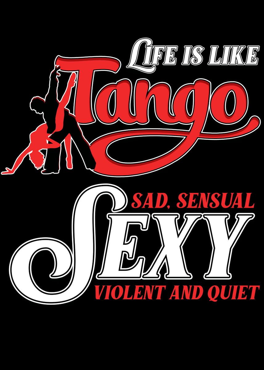 'Tango Waltz Ballroom' Poster by Plates4all | Displate