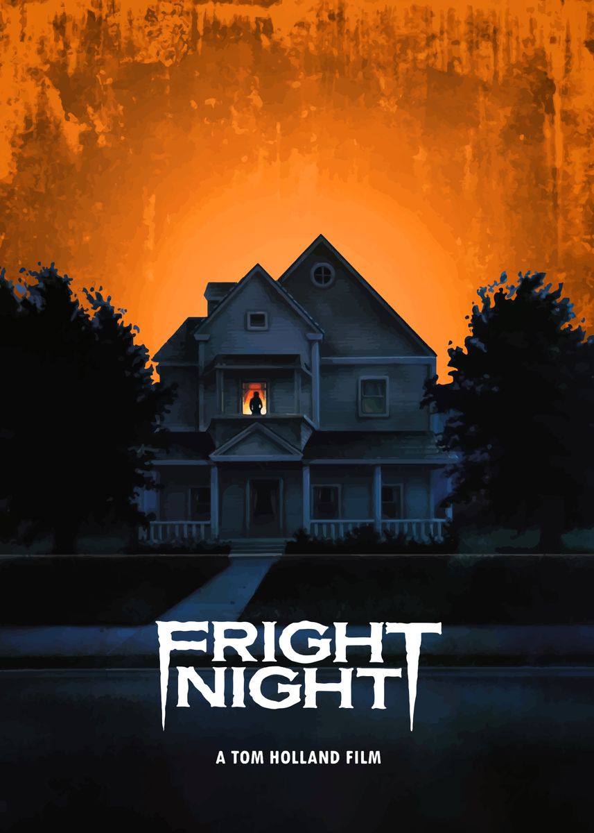 'Fright Night' Poster, picture, metal print, paint by Bo Kev | Displate