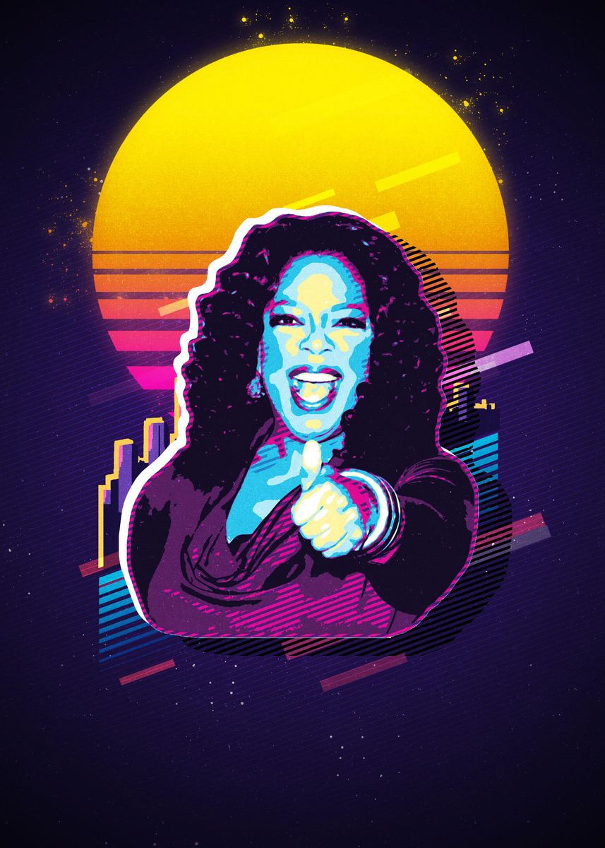 'Oprah Winfrey' Poster by Kazmierczak | Displate
