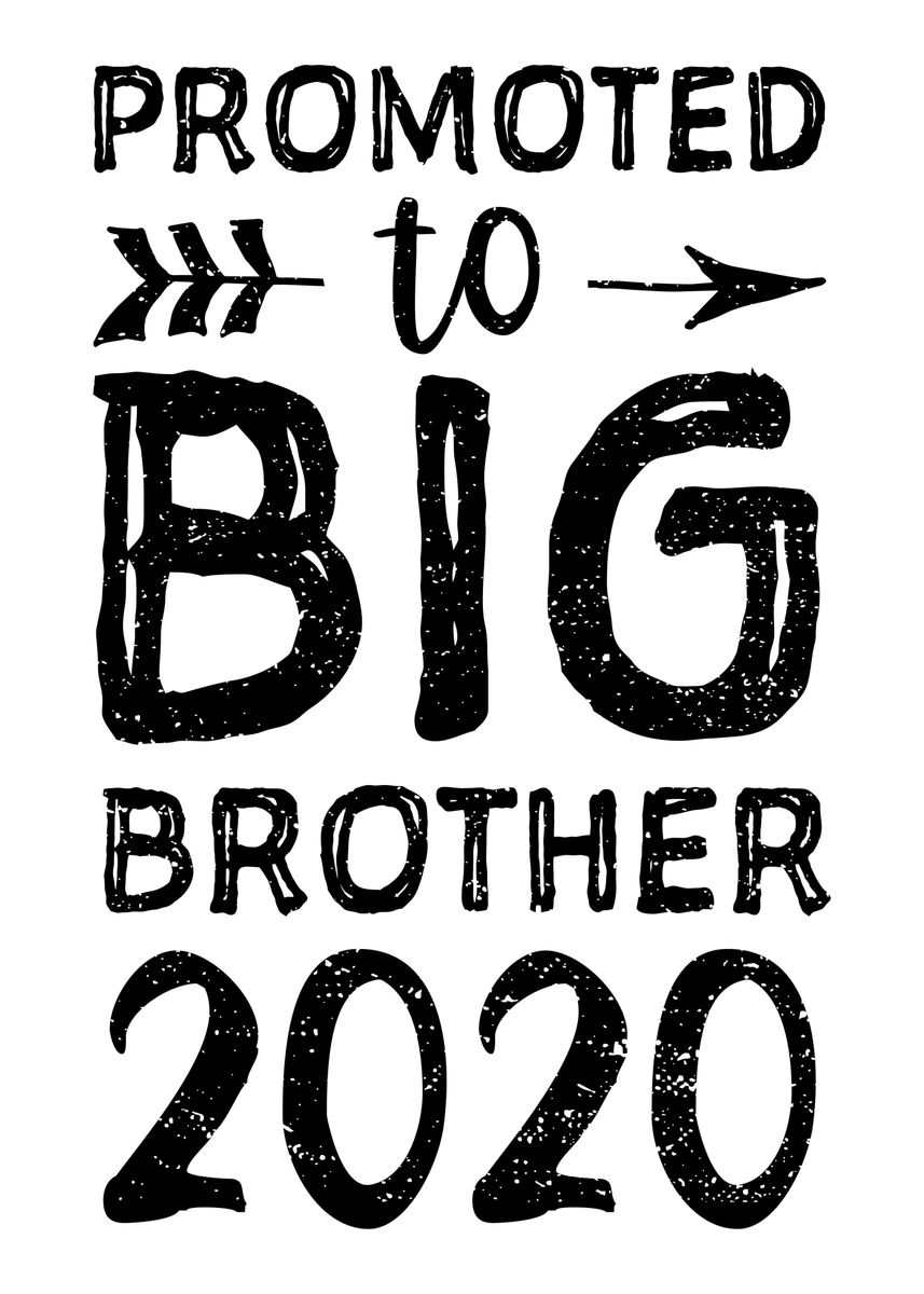 'Promoted To Big Brother 20' Poster by DesignsByJnk5 | Displate