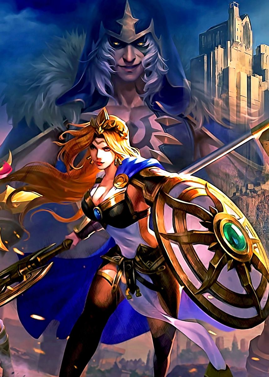 'Smite' Poster, picture, metal print, paint by agung art | Displate