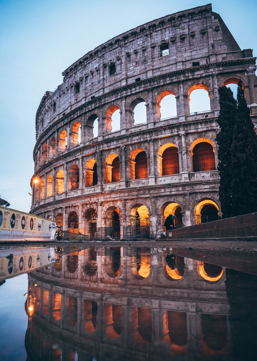 'Colisee' Poster, picture, metal print, paint by Thomas Billaudeau ...