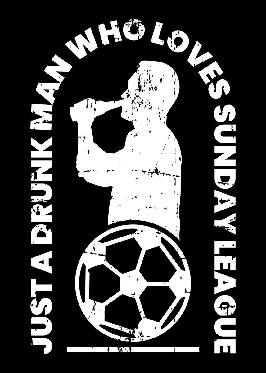 'Football Club Soccer Pub' Poster, picture, metal print, paint by ...