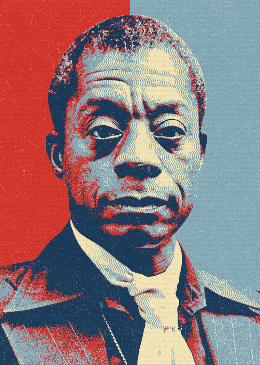 'James Baldwin' Poster by Izmo Scribbles | Displate