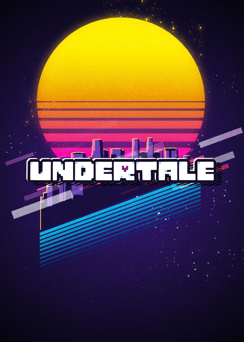 'undertale' Poster, picture, metal print, paint by Brigg | Displate