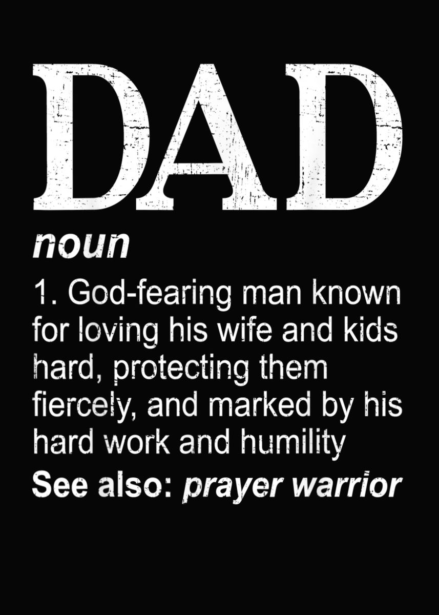 'Christian Dad' Poster by FAMILY LOVE | Displate