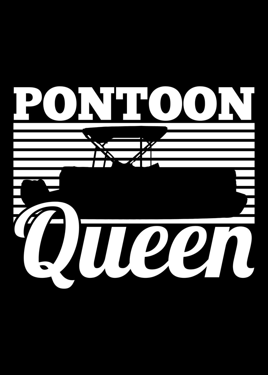 'Pontoon Boat Captain' Poster by BLVCKPLATE | Displate