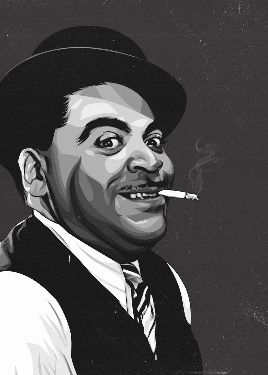 'Fats Waller Vexel Art' Poster, picture, metal print, paint by Kenesuu ...