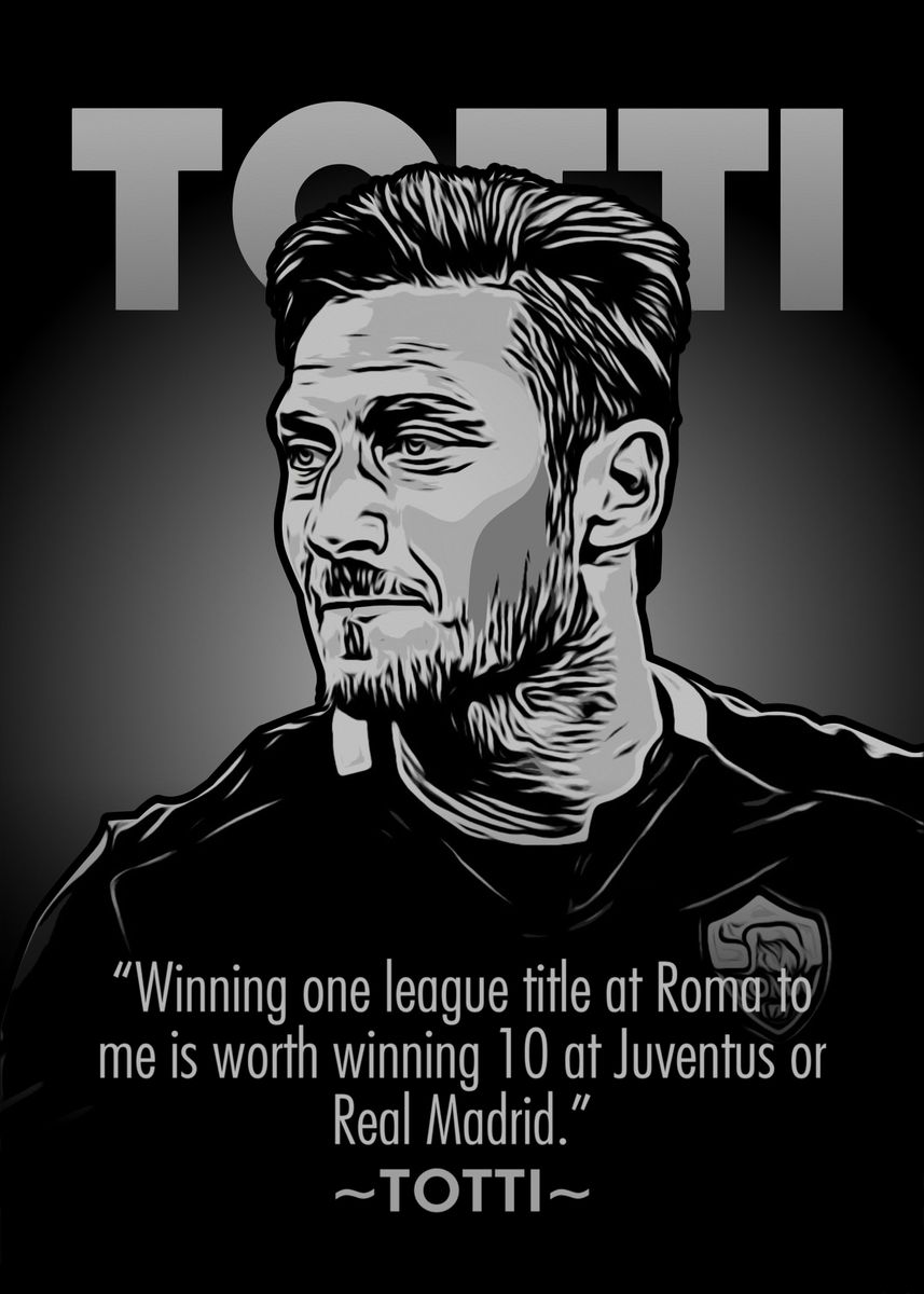 'Totti' Poster by Miracle Studio | Displate