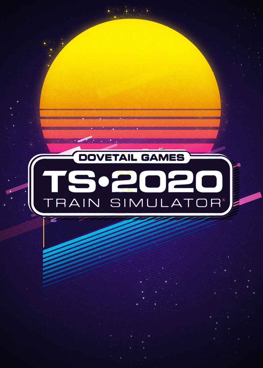 'train simulator 2020' Poster, picture, metal print, paint by klein ...