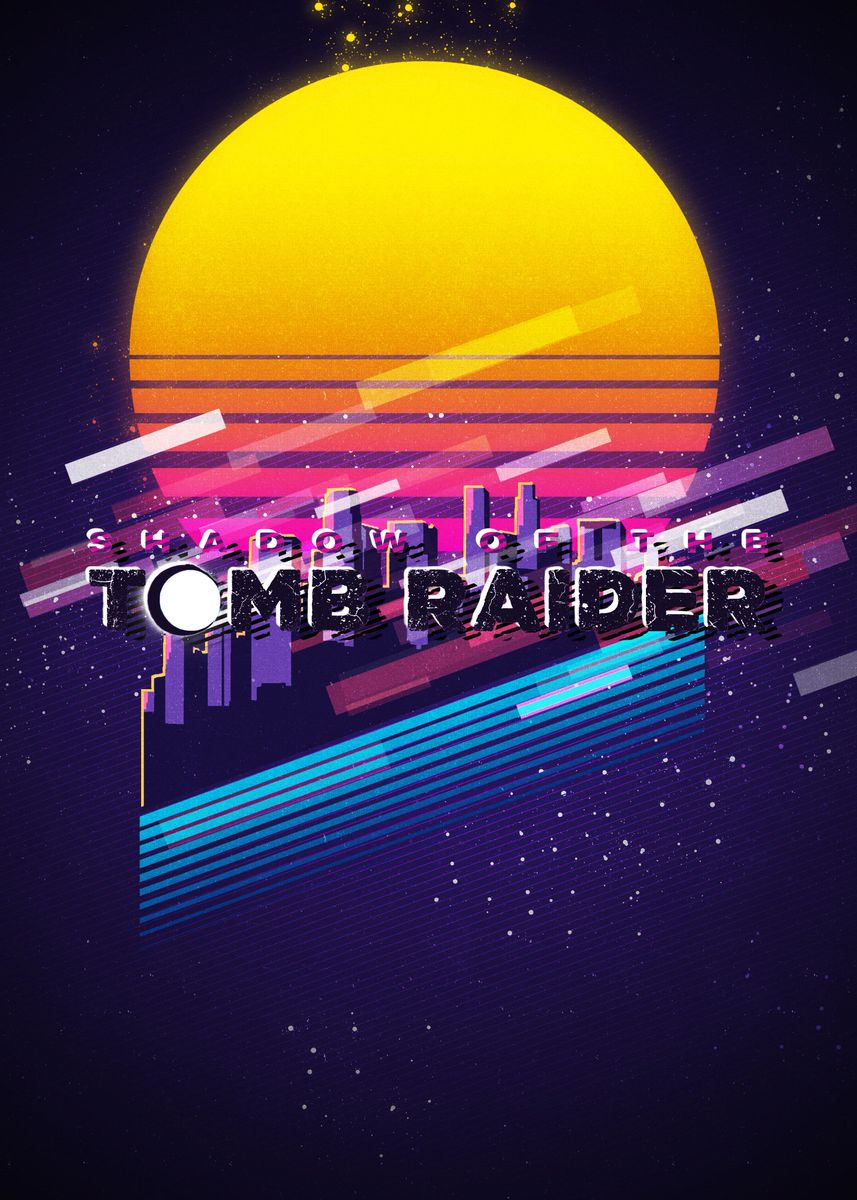 'tomb raider' Poster, picture, metal print, paint by klein | Displate