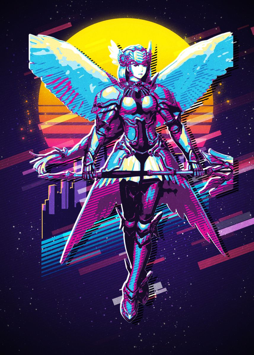 'Valkyrie Profile Lenneth' Poster, picture, metal print, paint by Brigg ...