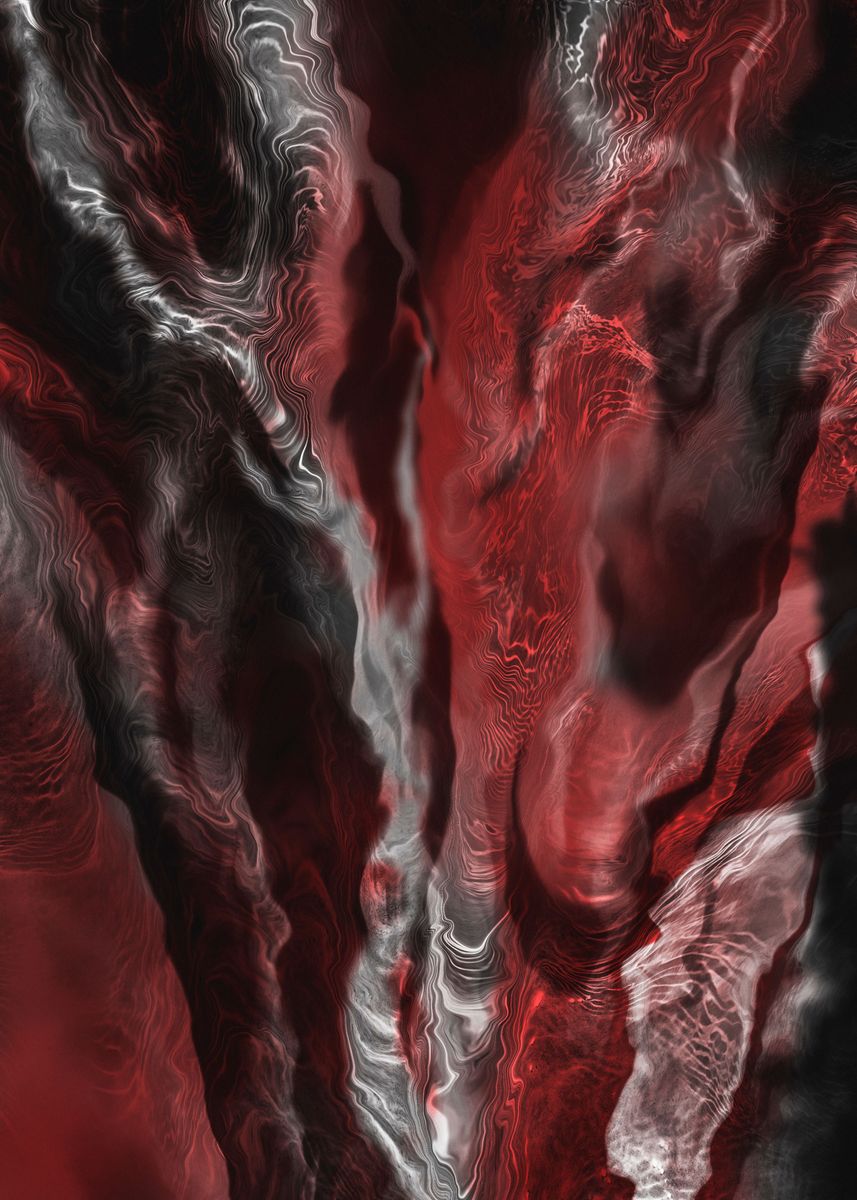 'Fluid Colors 01' Poster by Mizumono | Displate