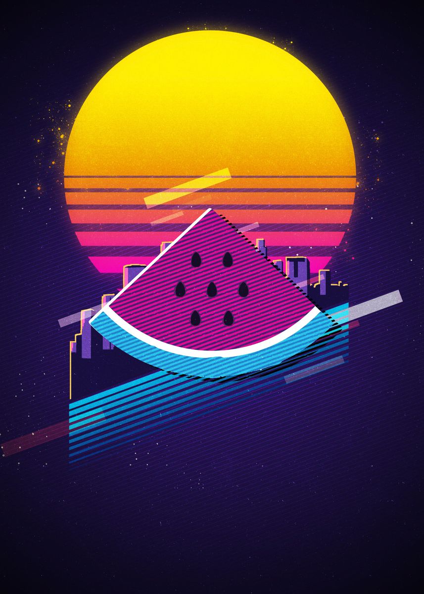 'watermelon' Poster by Moranroy | Displate