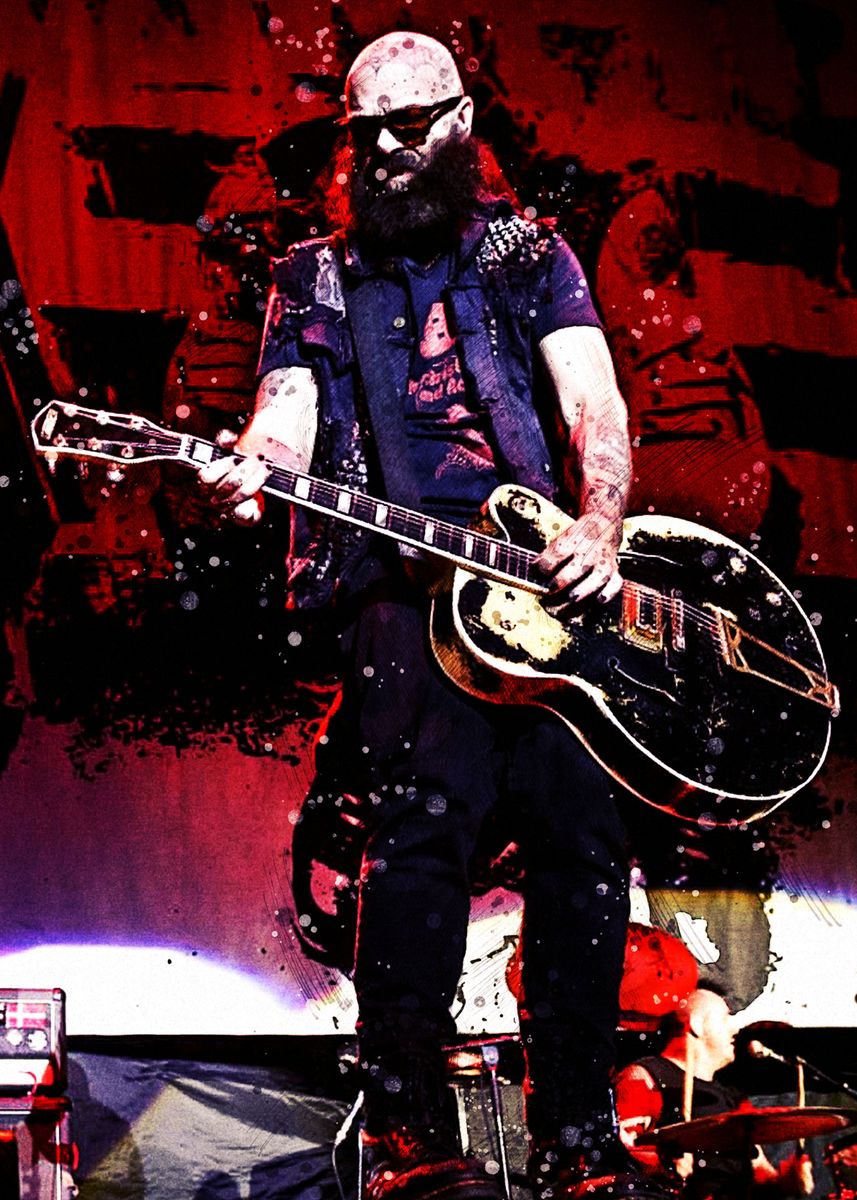 'tim armstrong rancid' Poster, picture, metal print, paint by ...