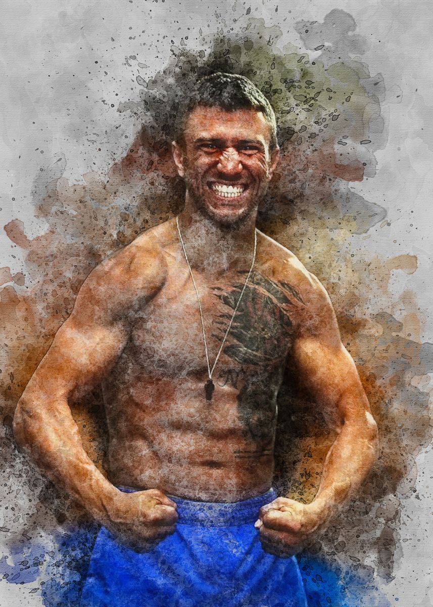 'Vasyl Lomachenko' Poster, picture, metal print, paint by ONONMADE ...