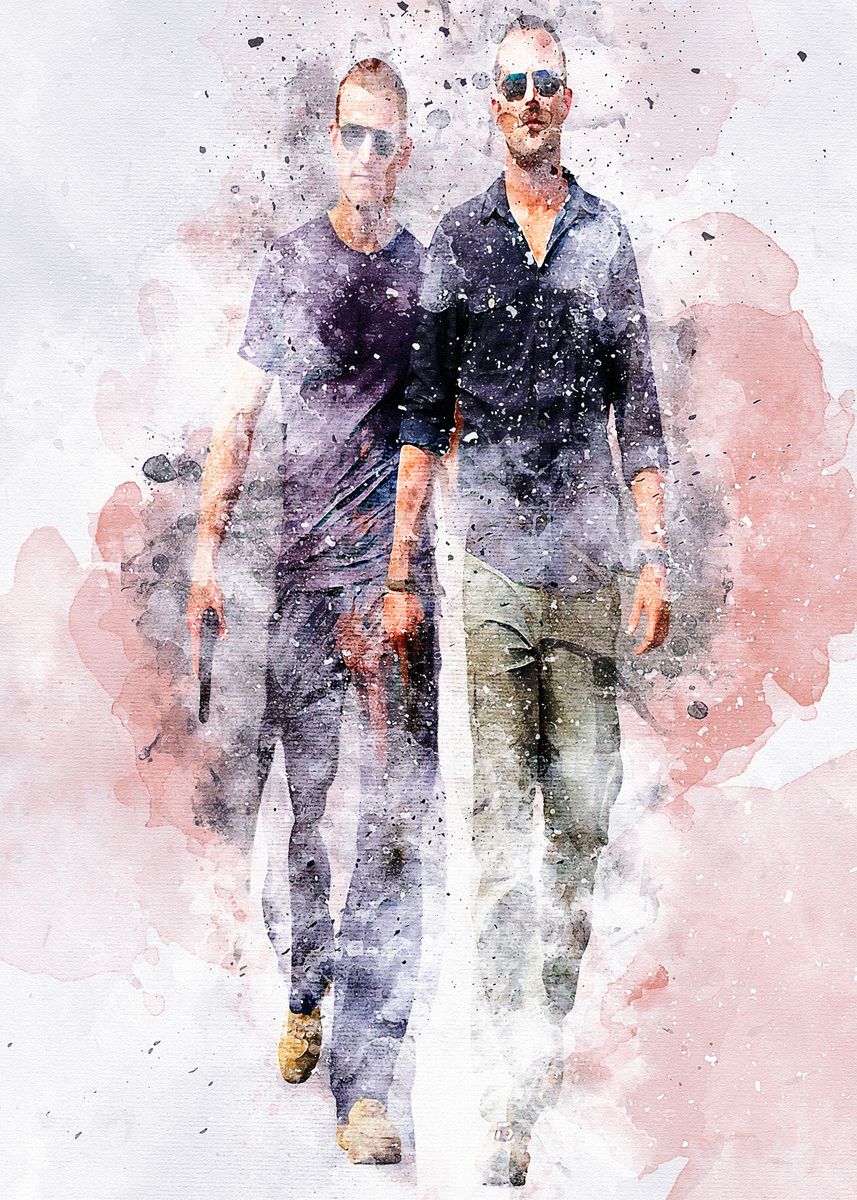 'Strike Back' Poster, picture, metal print, paint by Kaye Luca | Displate