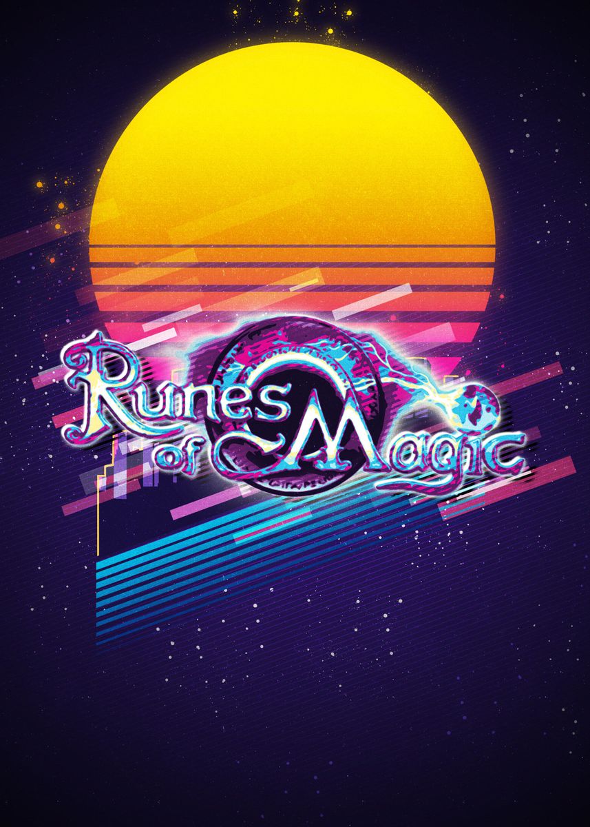 'runes of magic' Poster, picture, metal print, paint by Deleon | Displate