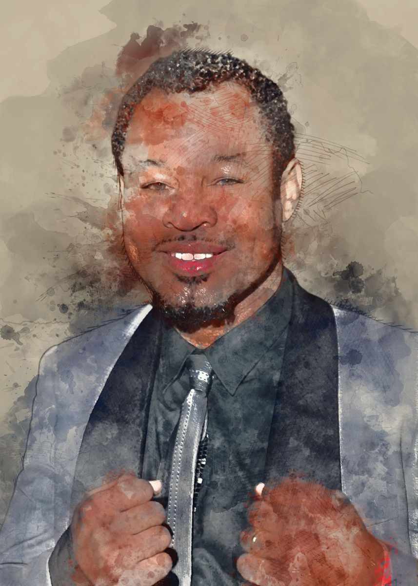 'Shane Mosley' Poster, picture, metal print, paint by ONONMADE STUDIO ...