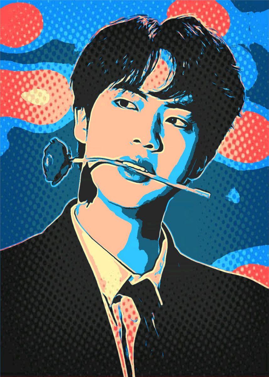 'jin' Poster, picture, metal print, paint by Sevin Yoga | Displate