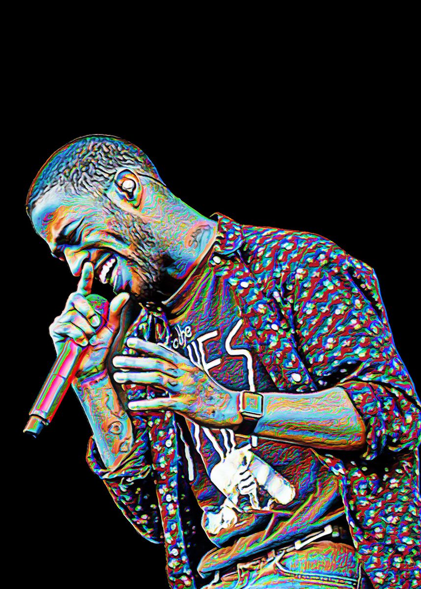 'Kid Cudi' Poster, picture, metal print, paint by DTW GROUP | Displate