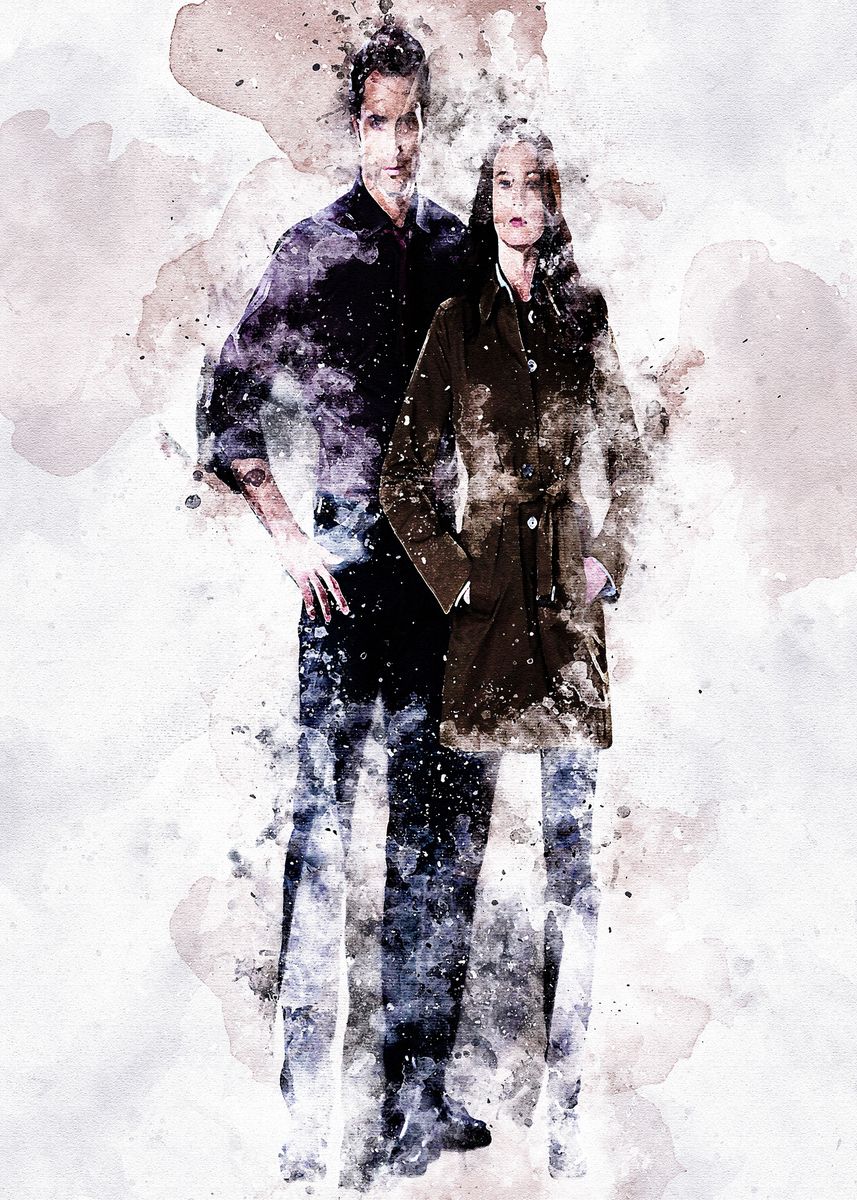 'Continuum ' Poster, picture, metal print, paint by Katerina Lim | Displate