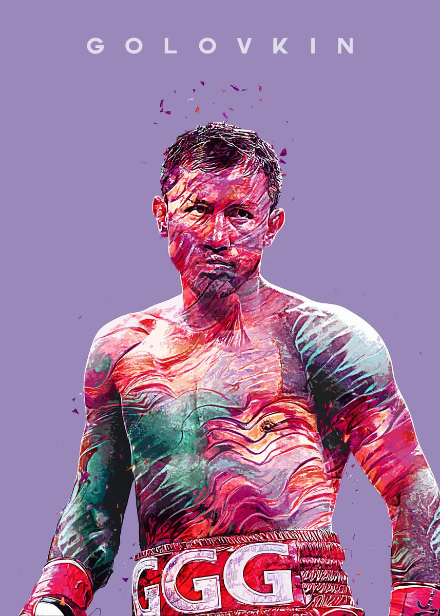 'Boxer GGG Gennady Golovkin' Poster, picture, metal print, paint by ...