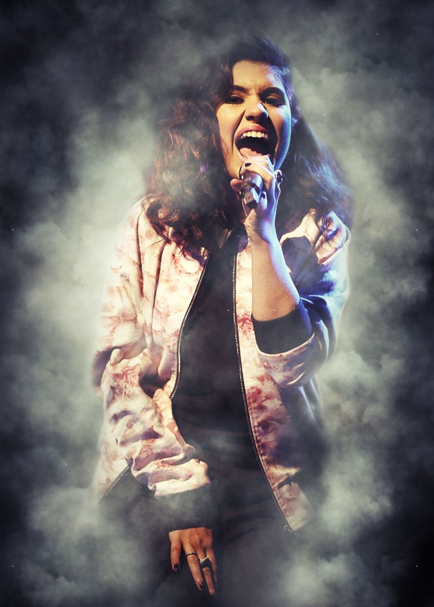 'Alessia Cara' Poster, picture, metal print, paint by SA KE | Displate