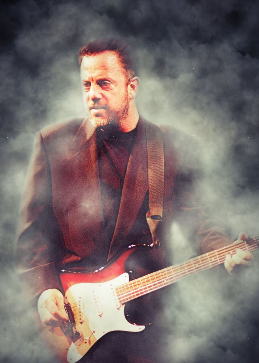 'Billy Joel' Poster, picture, metal print, paint by TI KI | Displate